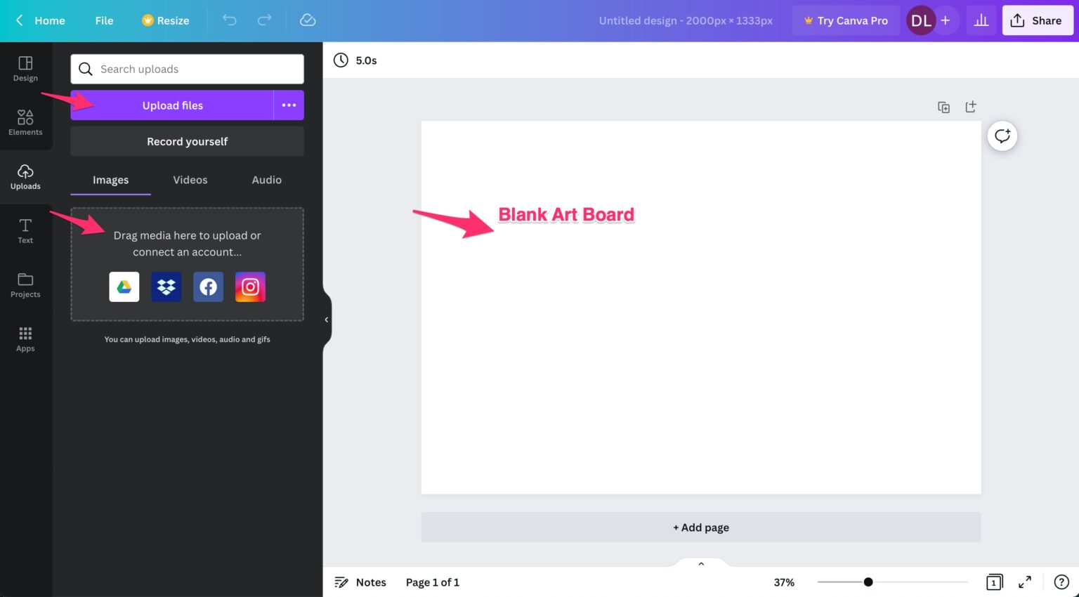 How to Resize an Image in Canva for Your Website - LaLa Projects ...